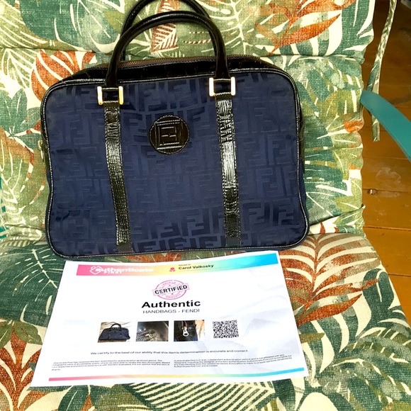 Fendi | Bags | Vintage Fendi Monogram Zucca Bag With Certificate Of ...